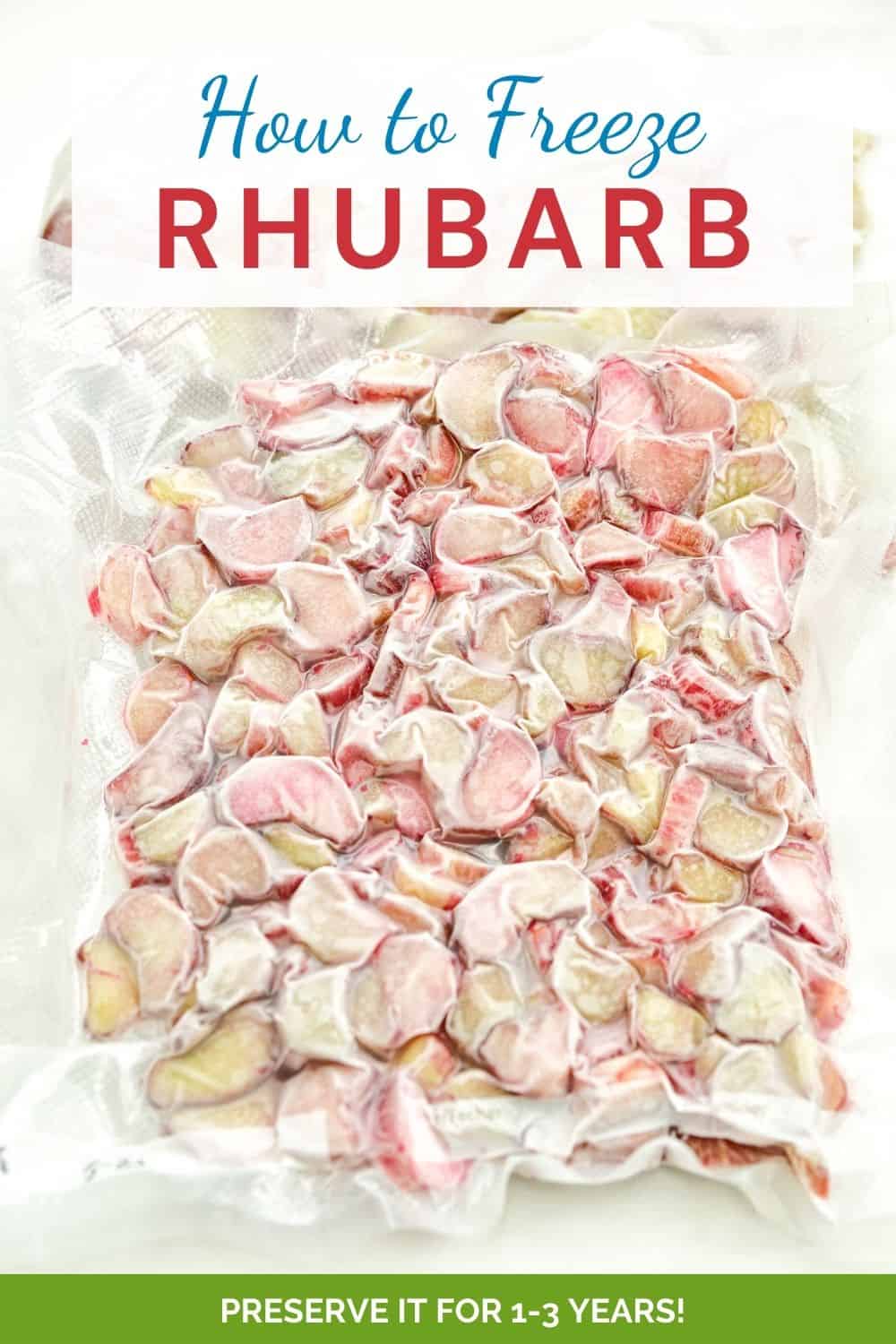 How to Freeze Rhubarb: Keep Fresh for 1-3 years