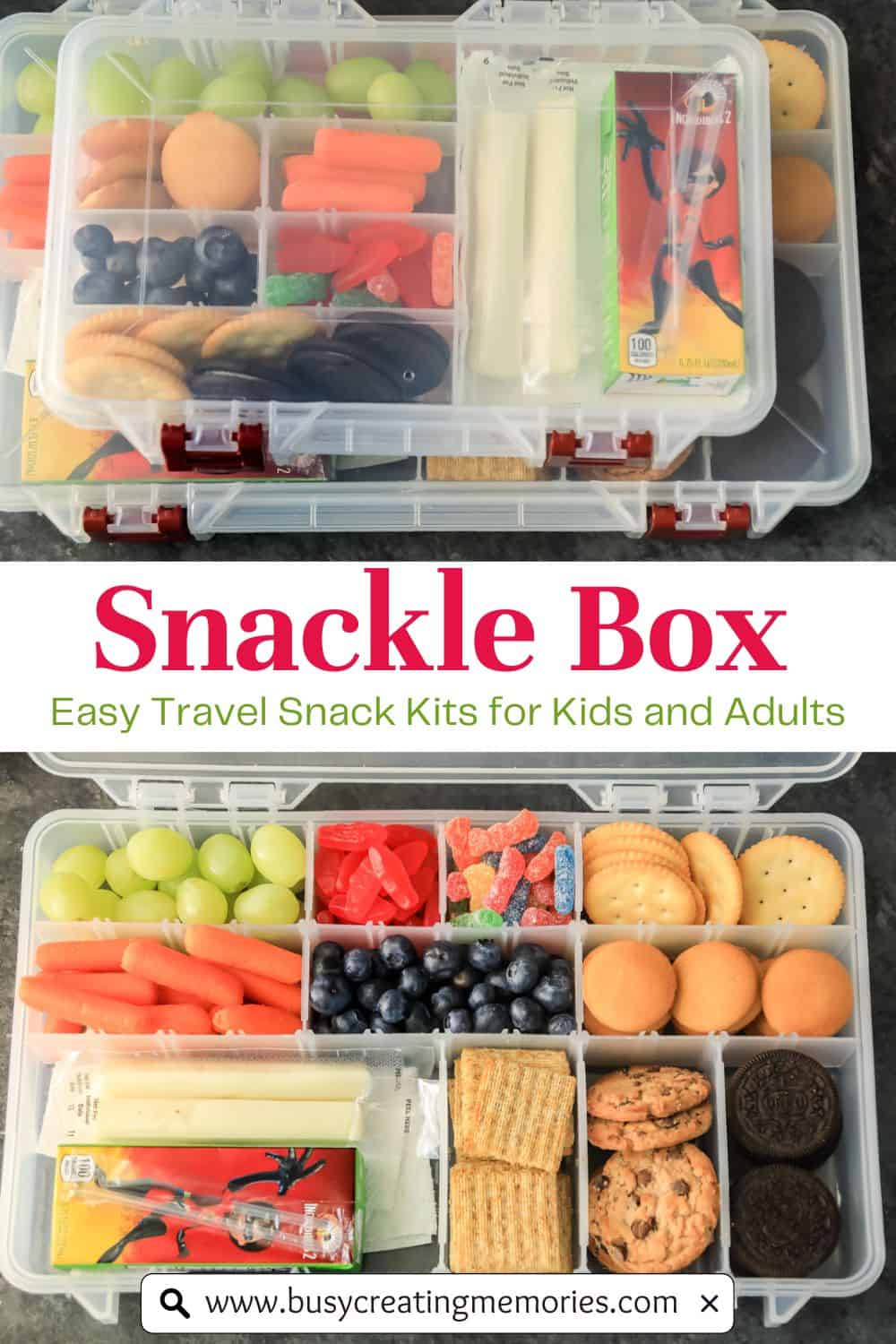 Easy Customized Snackle Box Ideas - Busy Creating Memories