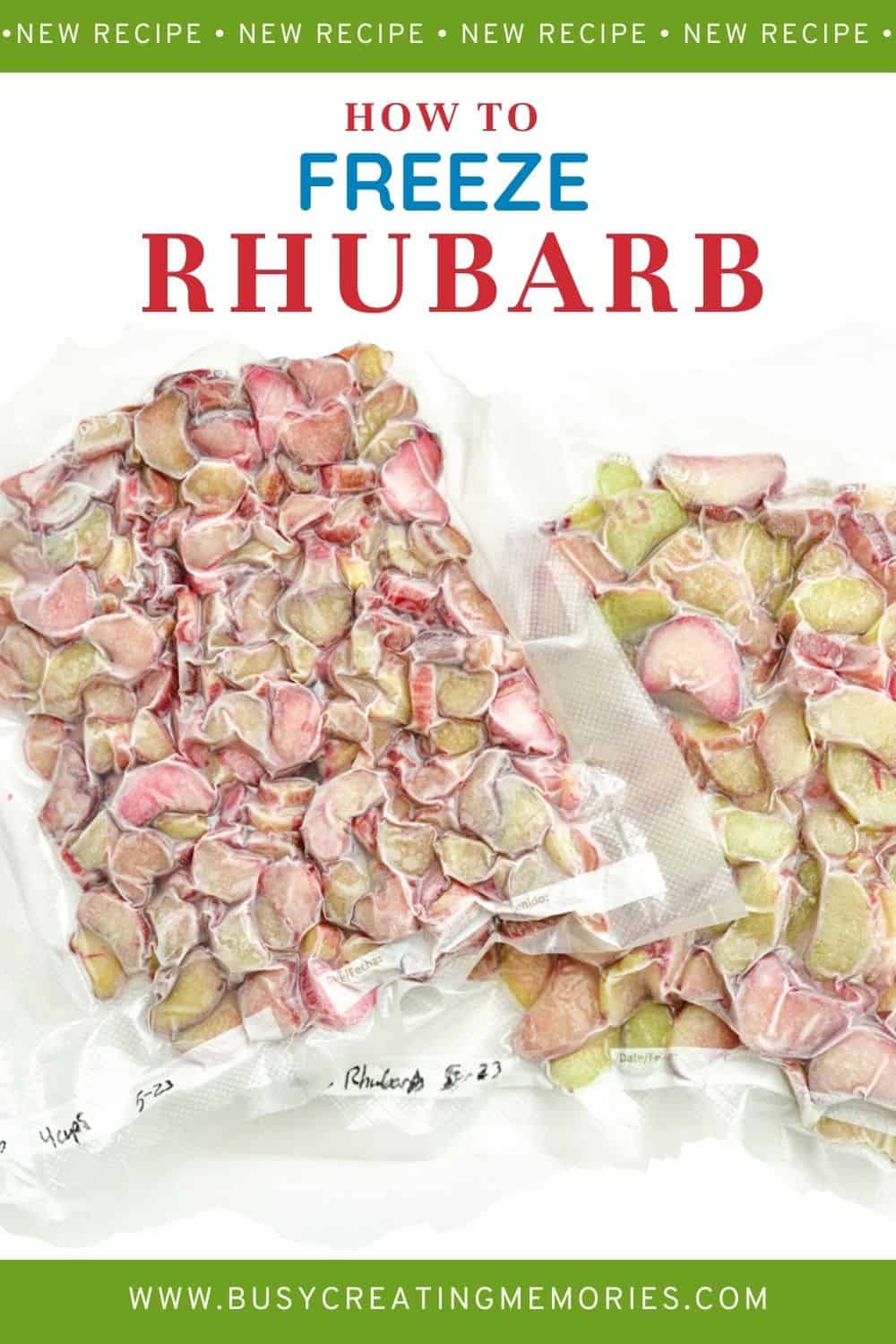 How to Freeze Rhubarb: Keep Fresh for 1-3 years