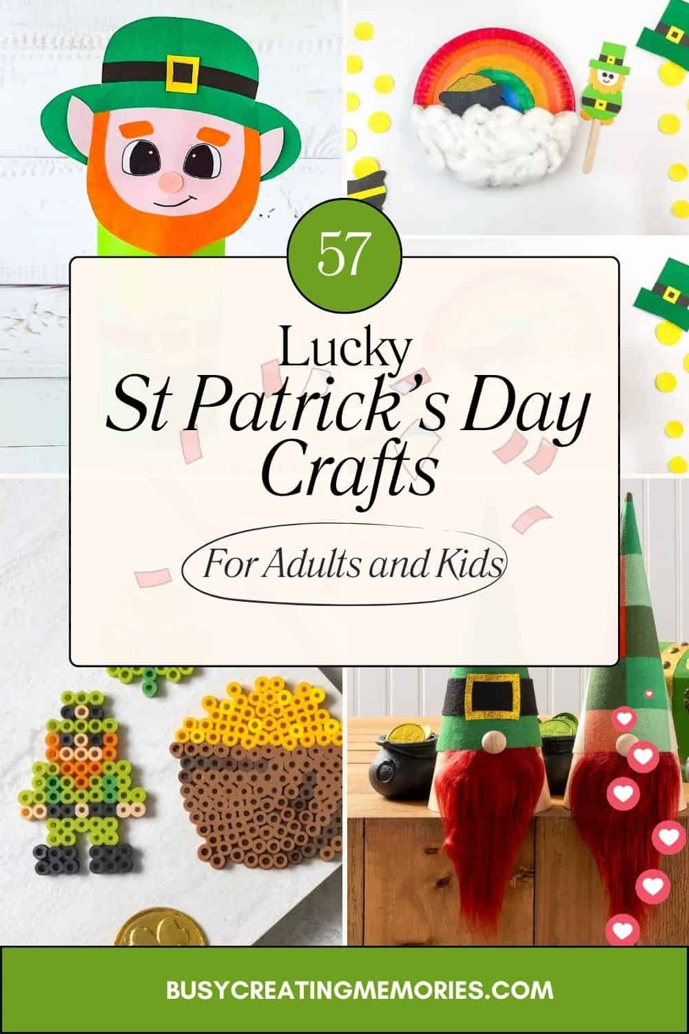 57 Fun St Patrick's Day Crafts for Kids and Adults