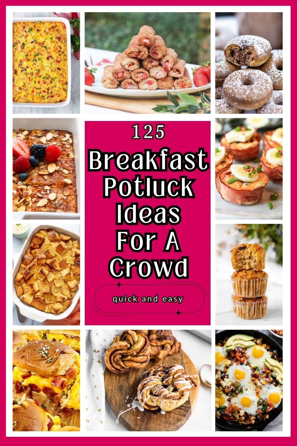 127 Breakfast Ideas for a Potluck