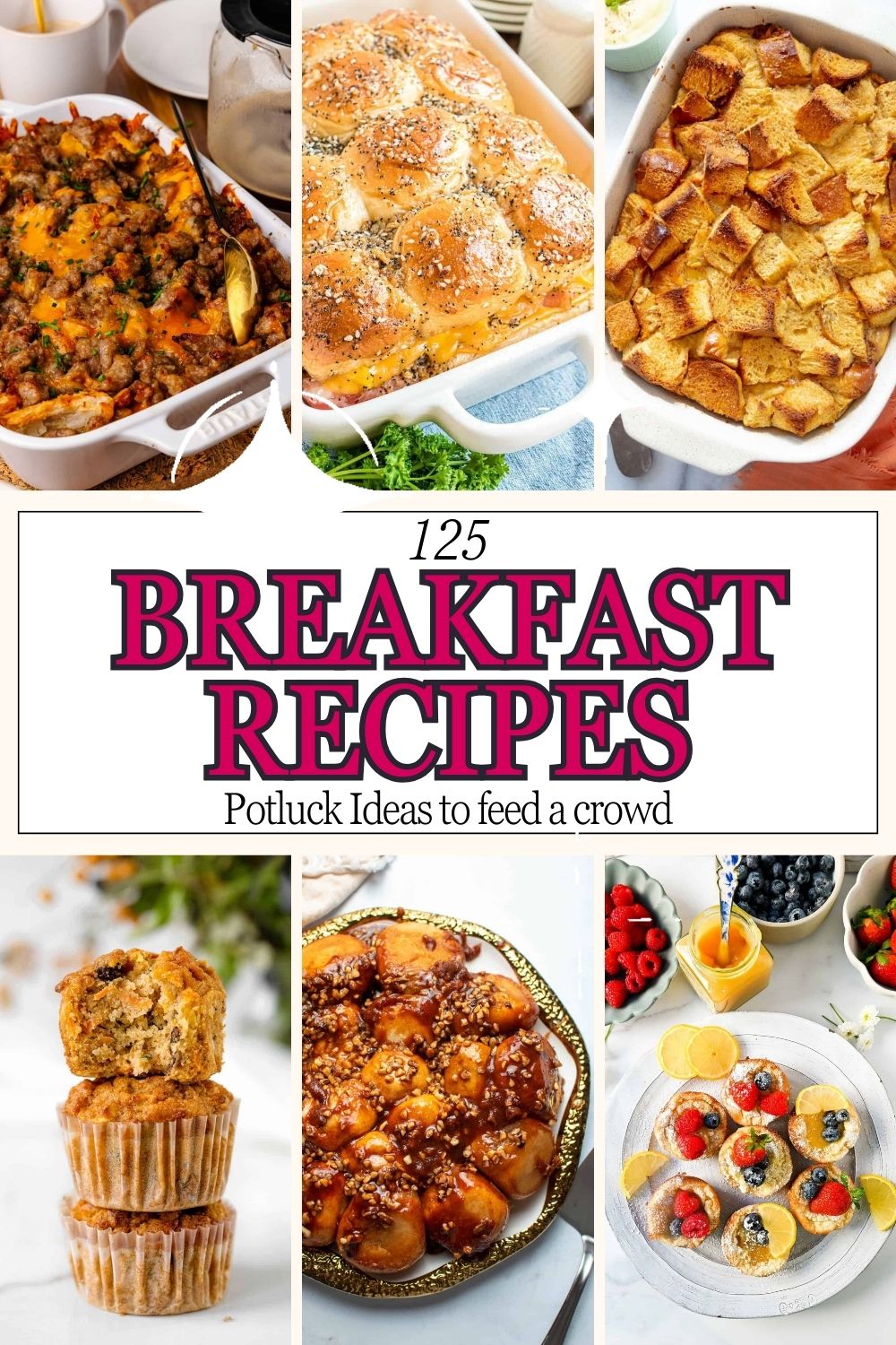 127 Breakfast Ideas for a Potluck
