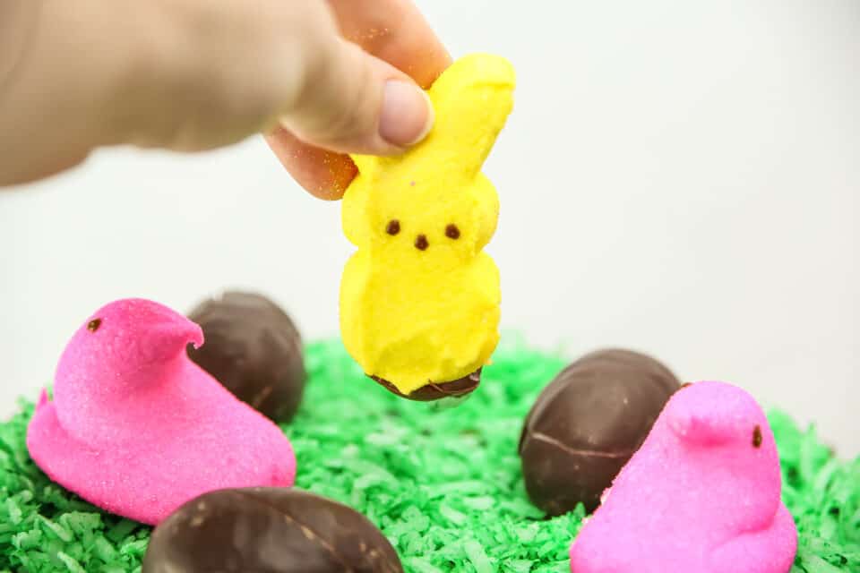 Easy Easter Basket Kit Kat Cake