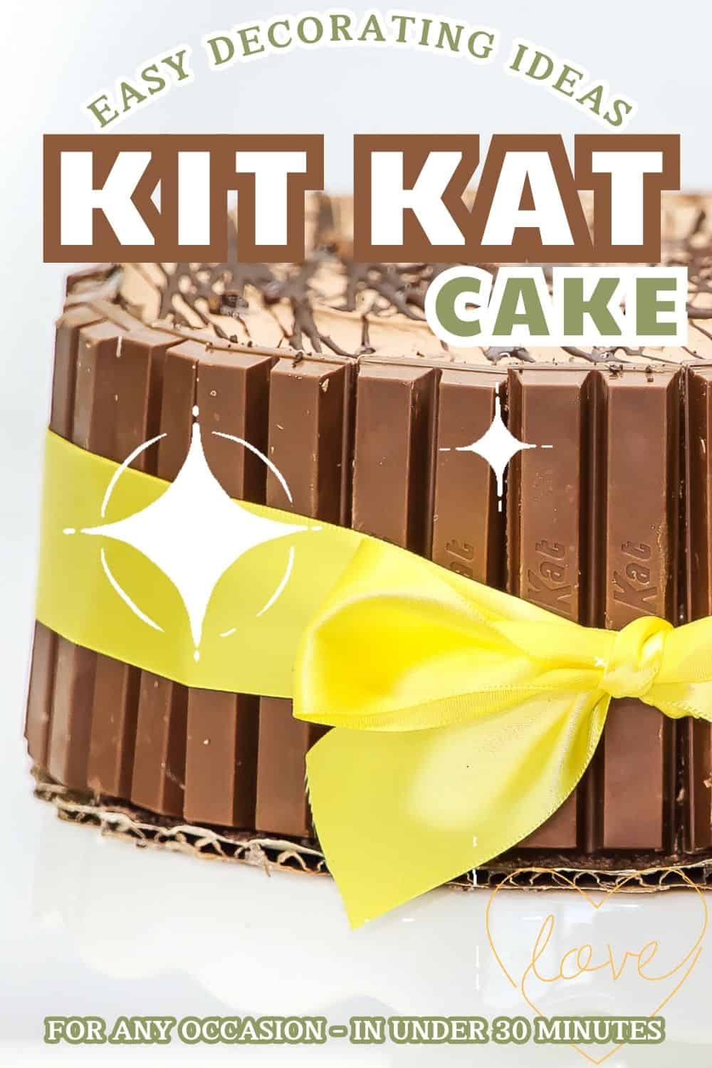 Easy Easter Basket Kit Kat Cake